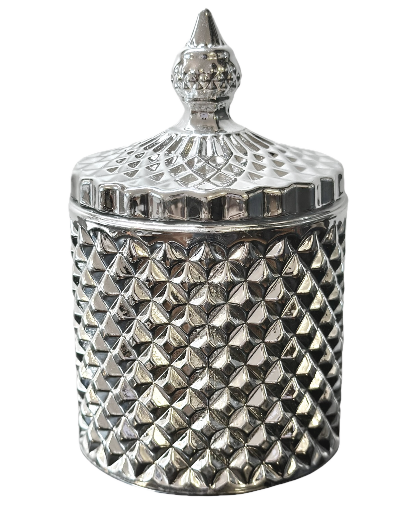 Silver Electroplated Crystal Jar – MY Casa Decor HK